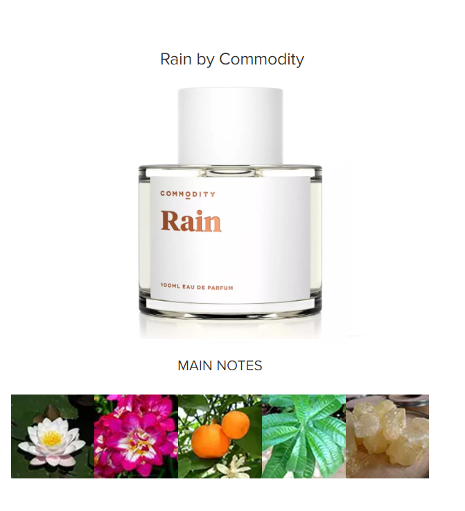 My Favorite Yoga Perfume: Rain by Commodity - Scentbird Blog